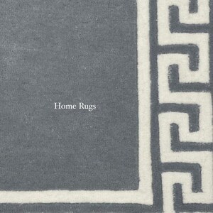 Greek Key Pattern Handmade Rug - Etsy