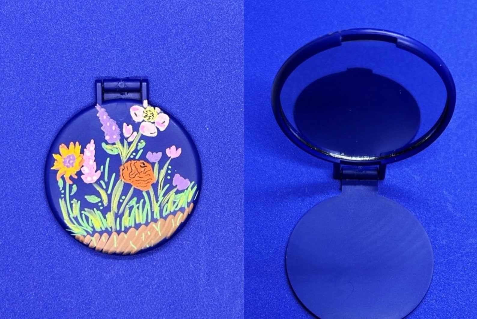 Painted Mirror Compacts - Etsy