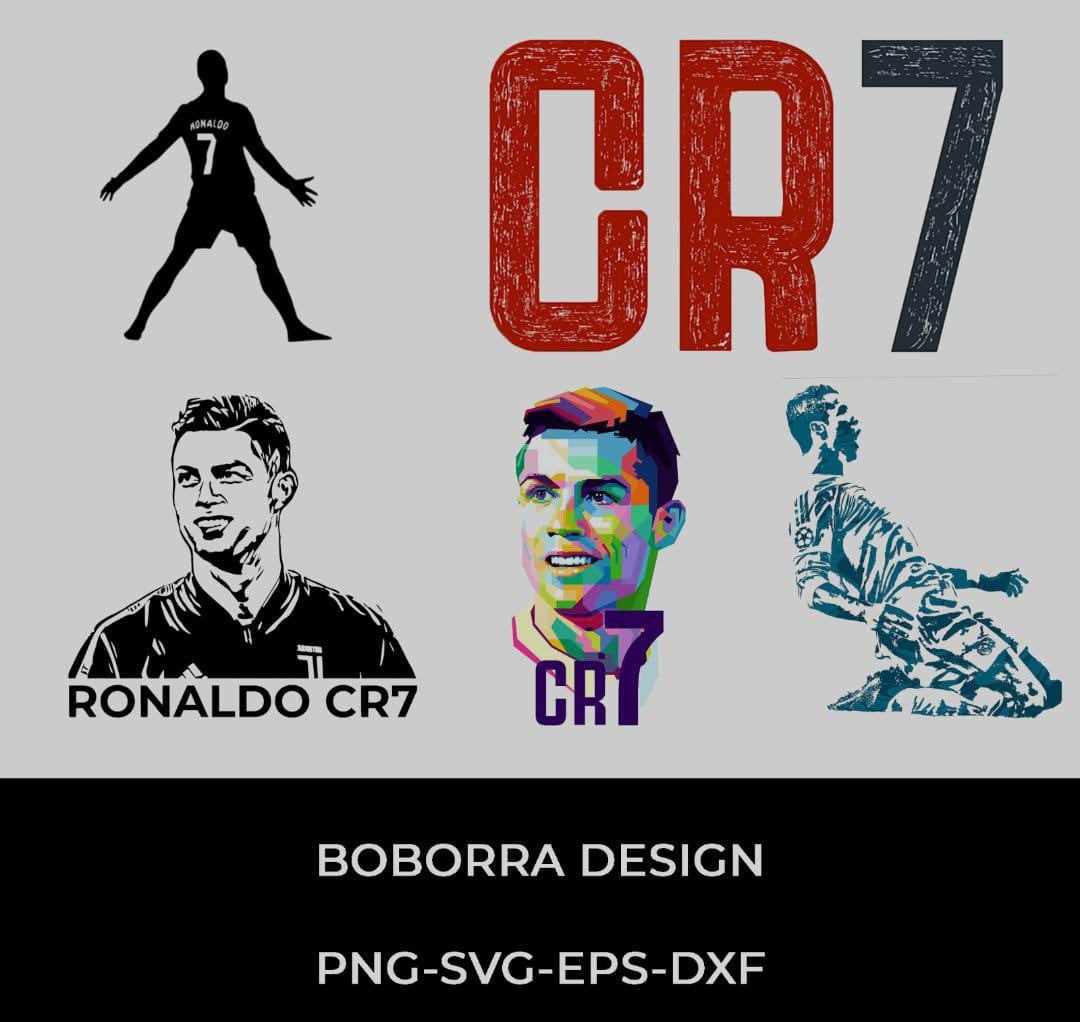 CR7 Sticker, Ronaldo Svg, Ronaldo Sticker, Cristiano Ronaldo, Cristiano ...