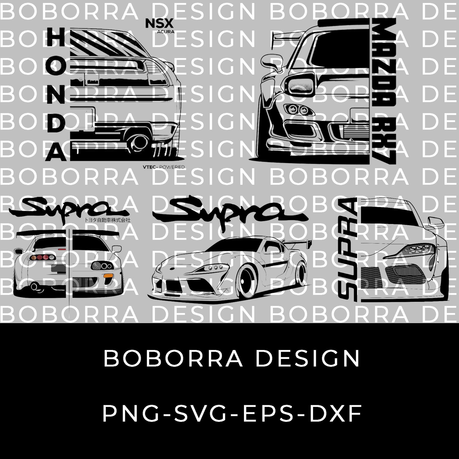 Cars Sticker, Race Cars Svg, Supra Svg, Digital Download, Skyline ...