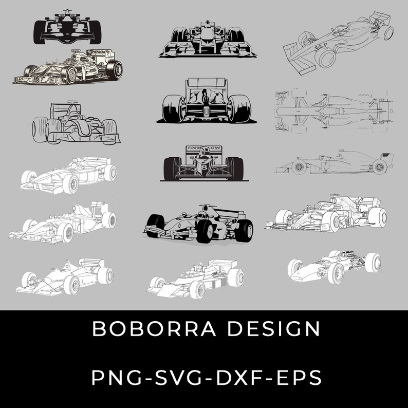 Racing Cars , F1 Vector , F1 Cars , Svg , Eps , Dxf , Png , Digital ...