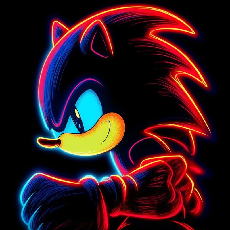 Sonic Poster - Etsy