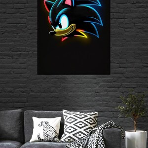 Abstract Sonic Digital Art | Digital Download | Cartoon Poster | Wall ...