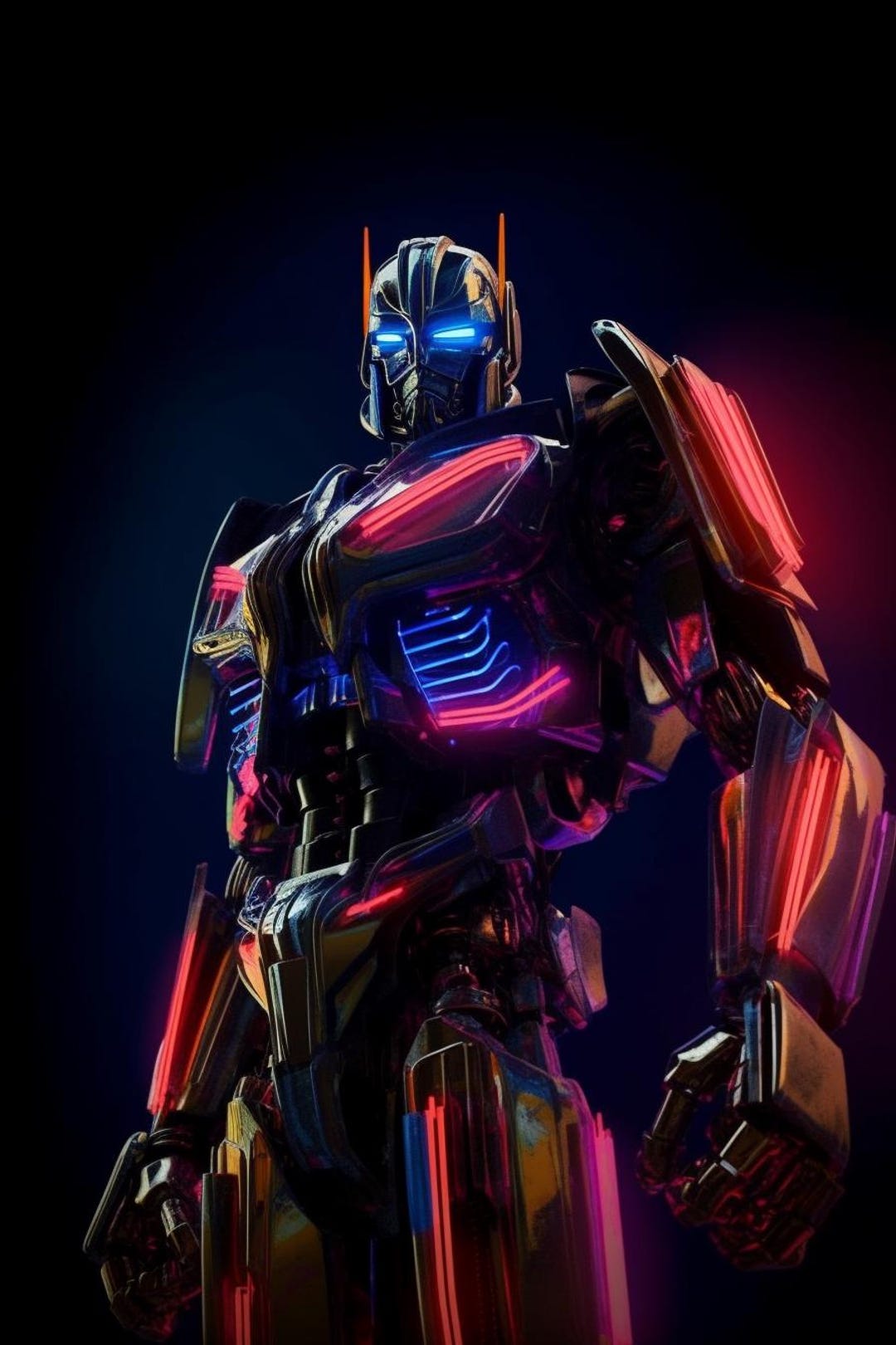 Abstract Transformer Art | Digital Download | Movie Poster | Wall Art ...