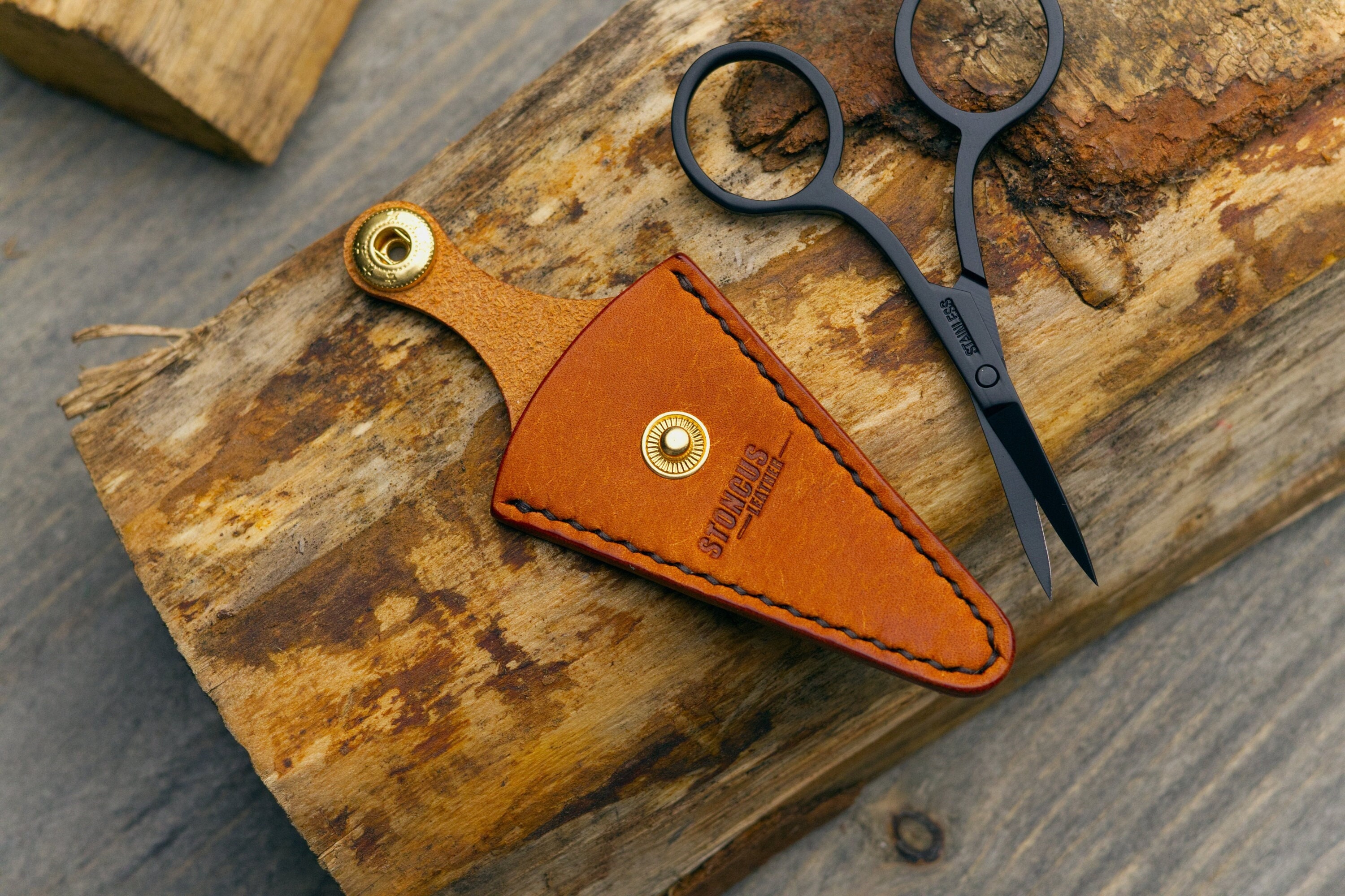 Scissor Case, Handmade Leather Scissor Case, Embroidery Scissor Case ...