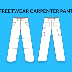 Streetwear Carpenter Work Pants Vector Downloadable File for Adobe ...