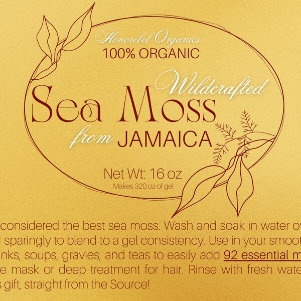 Dr Sebi Sea Moss - Etsy