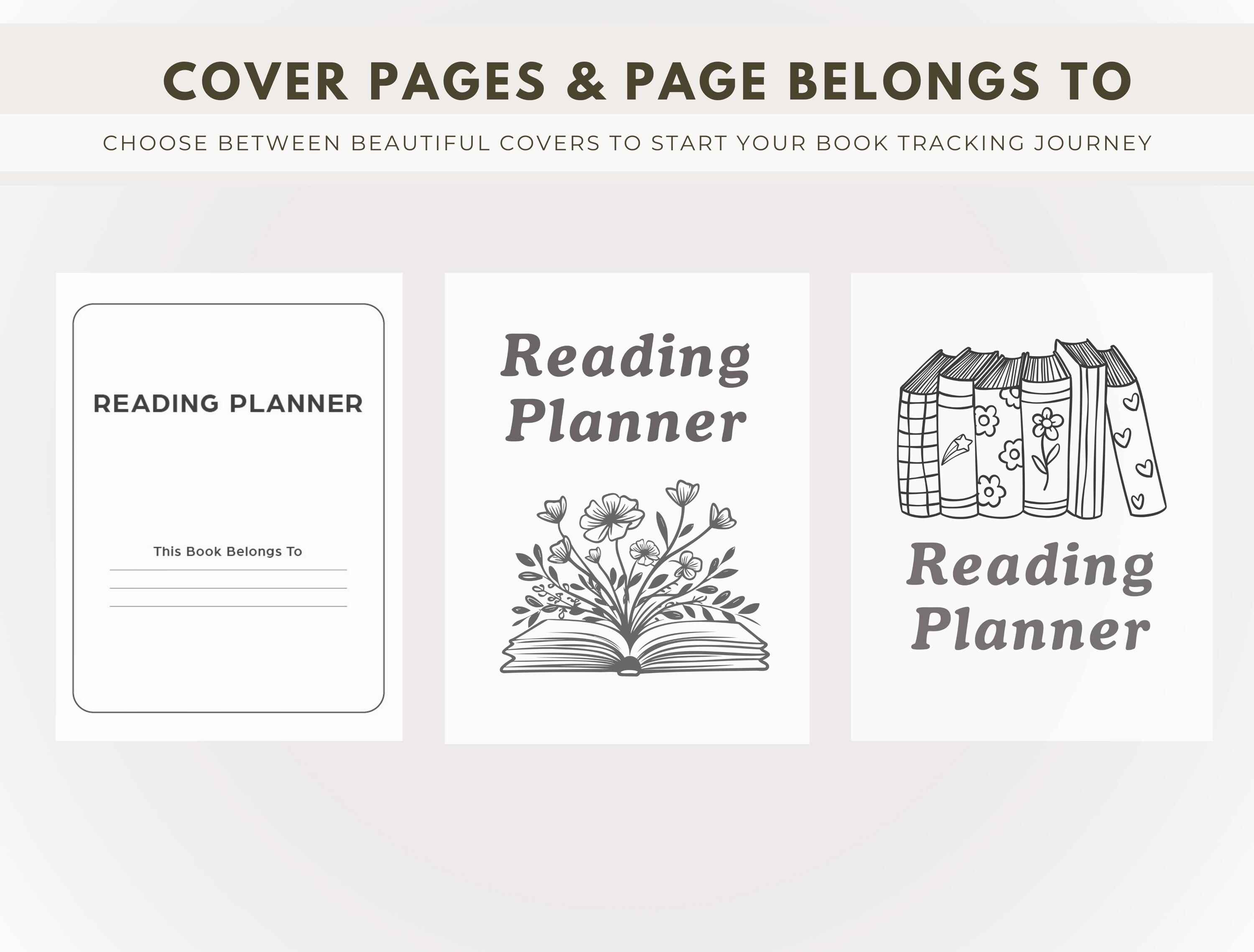 Book Reading Journal Reading Planner Bundle Book Tracker Printable ...