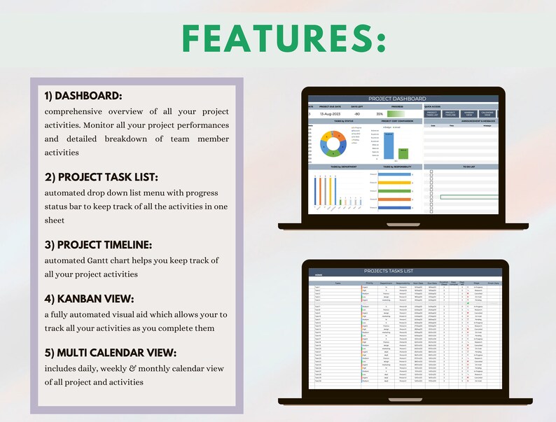 Project Management Google Sheets Project Management Template Excel ...