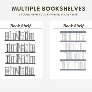Book Reading Planner Bundle PRINTABLE Book Journal Monthly Yearly ...