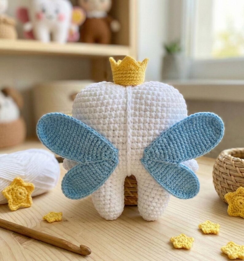 Tooth Crochet Pattern:amigurumi Dental Gift (PDF Download), Amigurumi ...