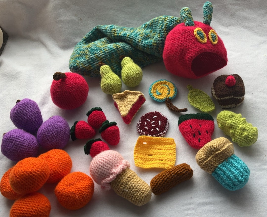 The Very Hungry Caterpillar Crochet Pattern - Etsy