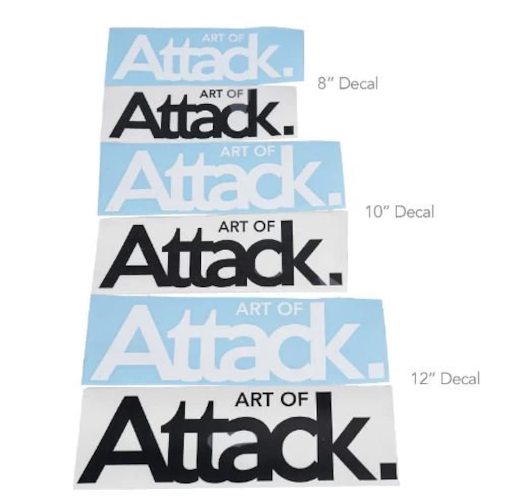 Art of Attack Vinyl Sticker - Etsy