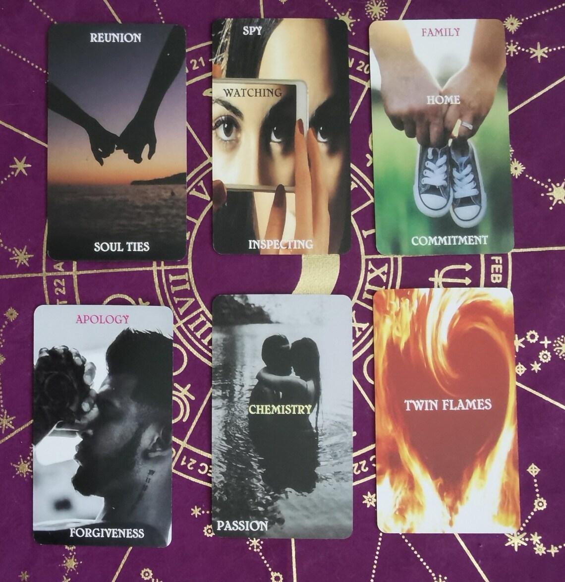 6 Cards From the Yin Yang Oracle Deck please Read Item Details ...