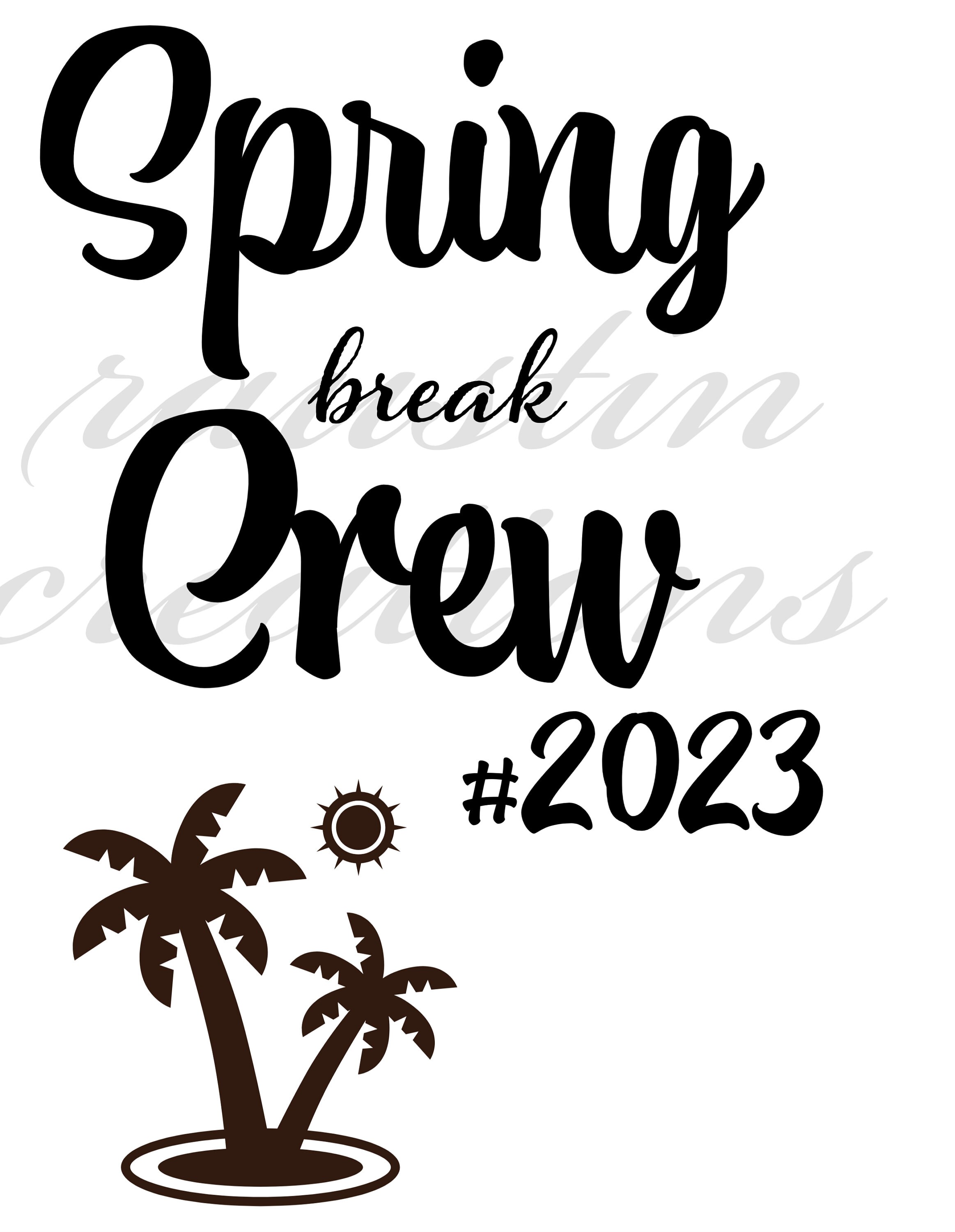 Spring Break 2023 ,PNG ,sublimation Download - Etsy