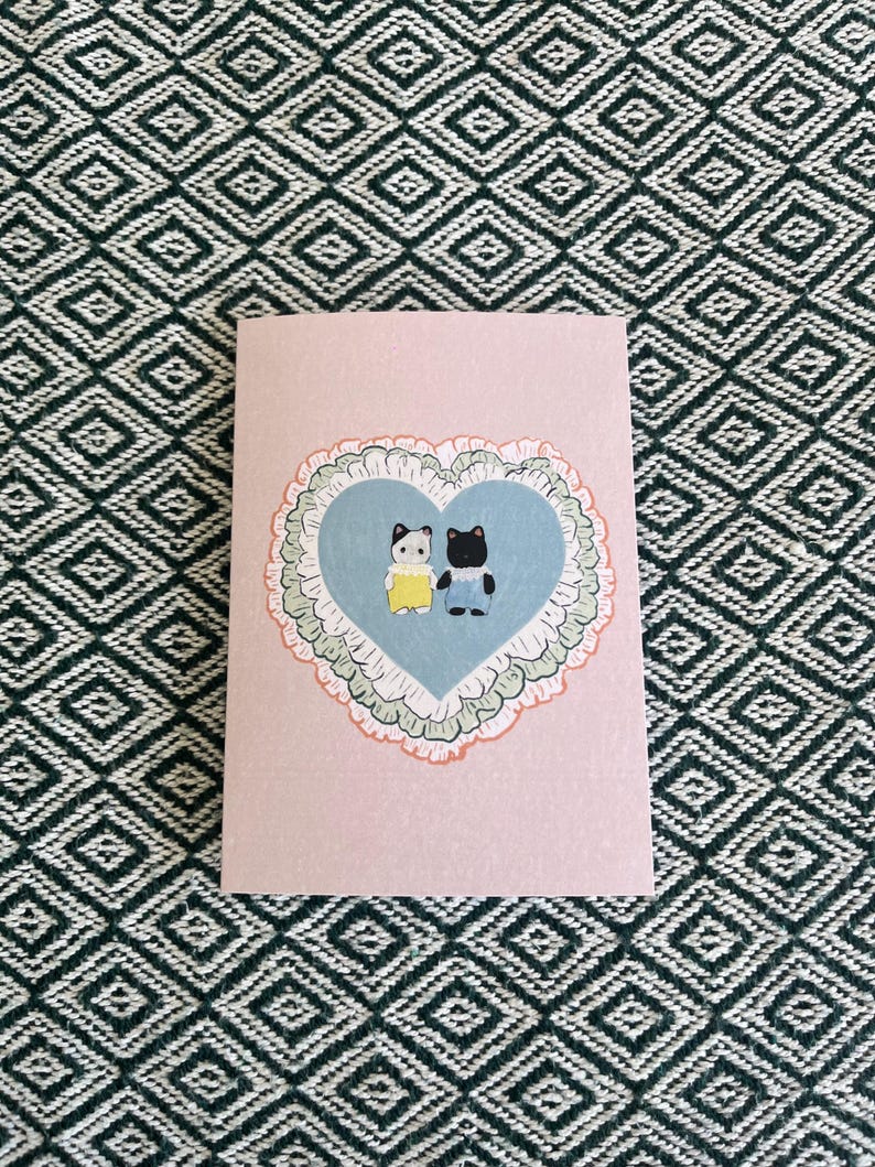 Sylvanian Families Inspired Greeting Card - Etsy