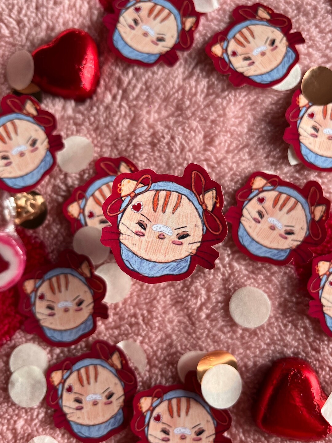Cute Hijabi Cat Sticker - Etsy