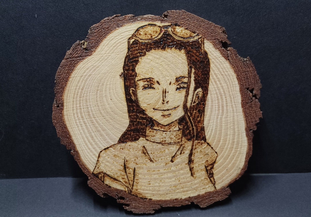 One Piece Robin Wood Burn - Etsy