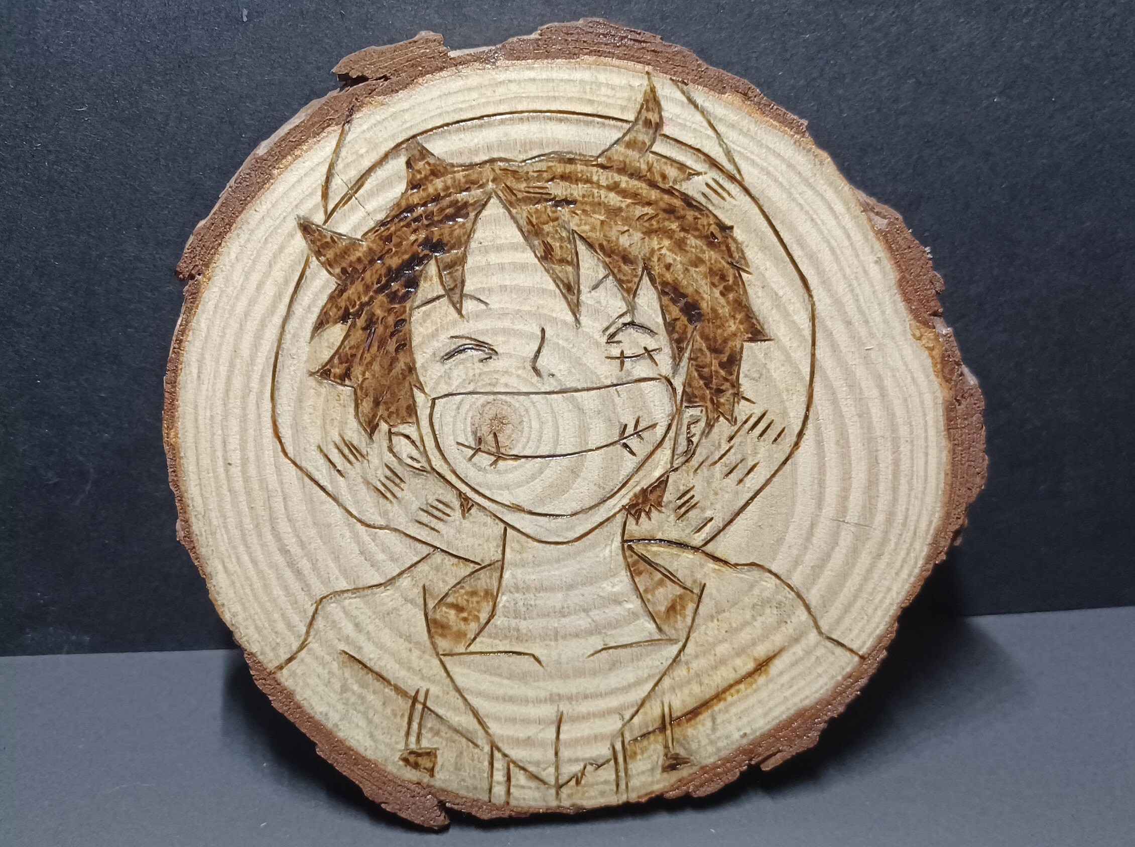 Luffy Wood Burn - Etsy
