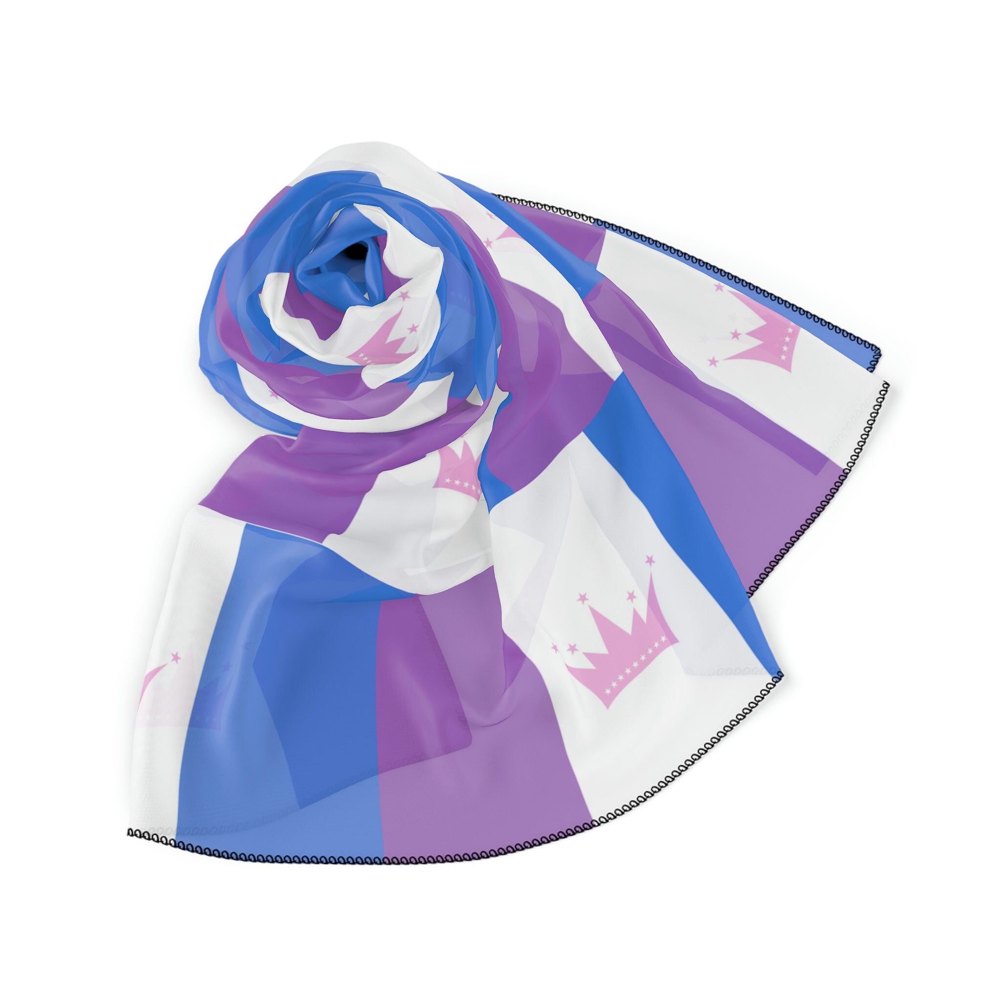 Drag Pride Flag Poly Scarf — DRAG PRIDE
