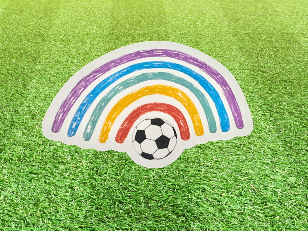 Goal at the End of the Rainbow Laptop Sticker Water Bottle Sticker ...