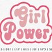 Girl Power Embroidery Design File, Groovy Girl Power, Trendy Embroidery ...