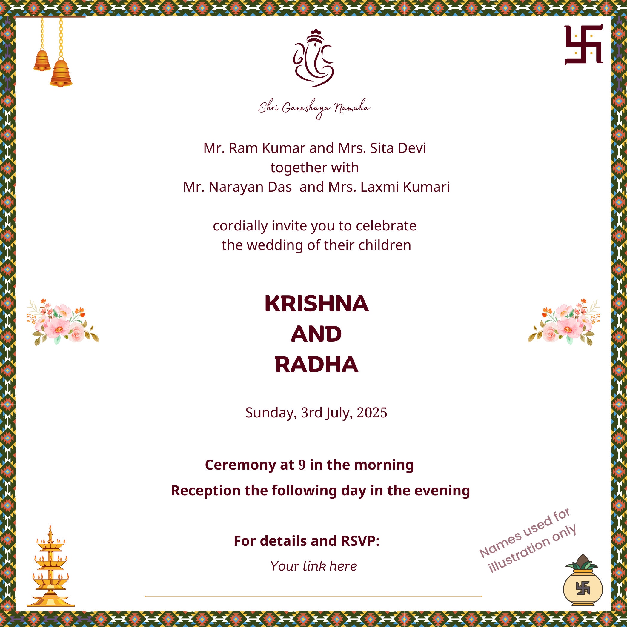 Nepali Wedding / Marriage Invite Invitation Card - Etsy