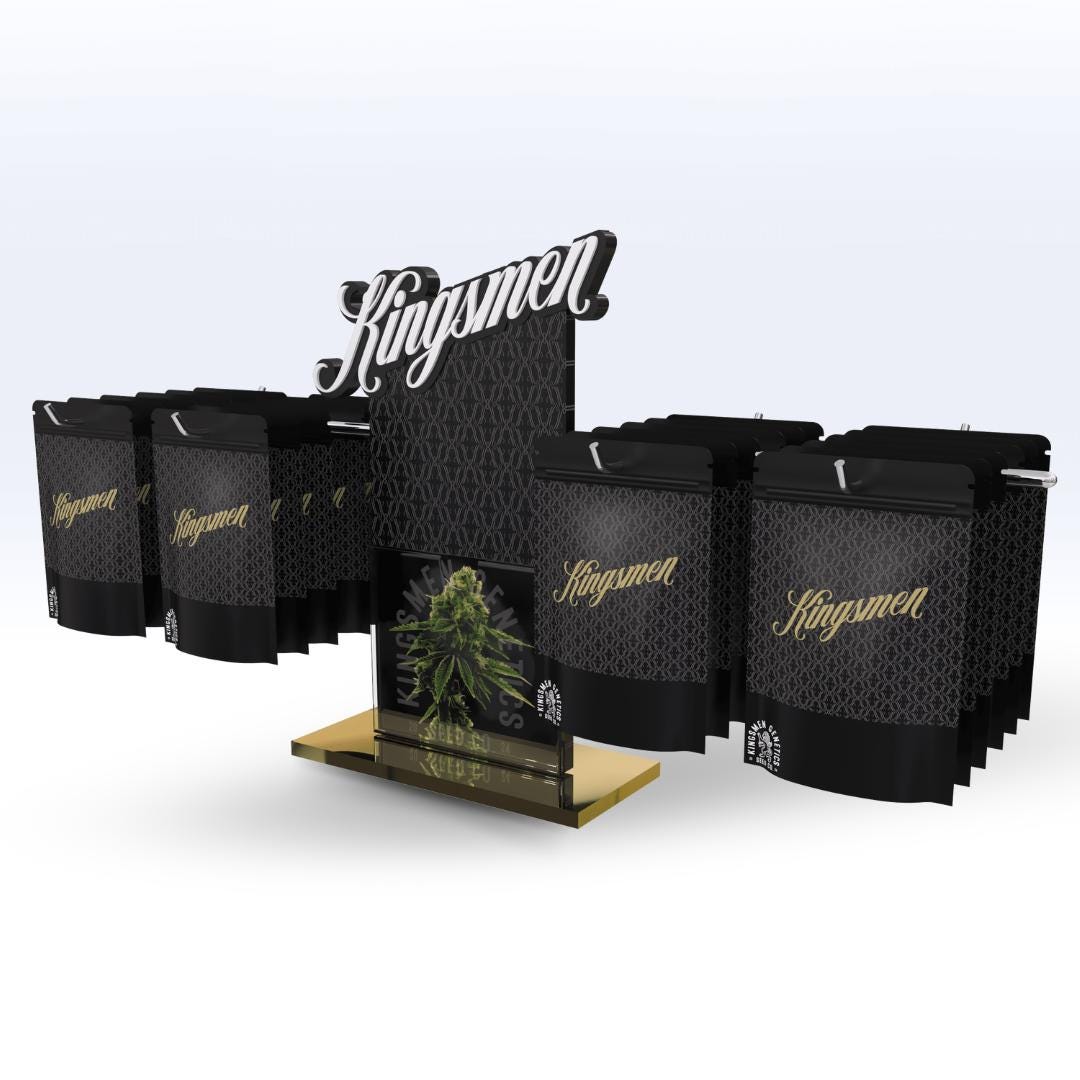 Custom Acrylic 4-hook Pop Display - Etsy