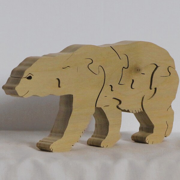Polar Bear Puzzle - Etsy