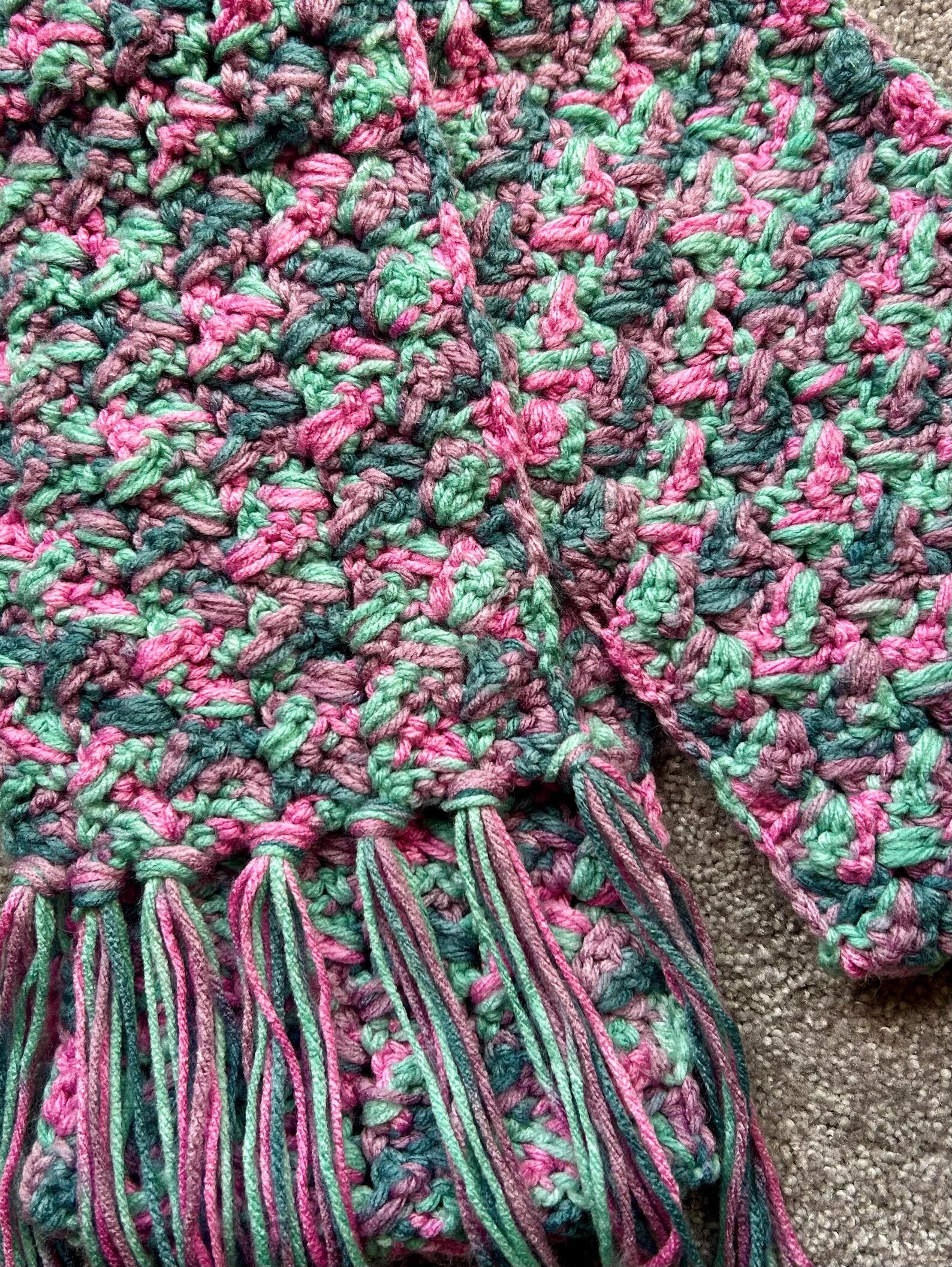Soft Handmade Winter Scarf-multi Colored - Etsy