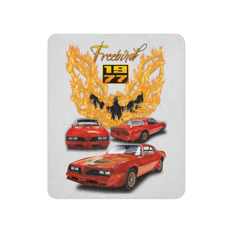 Illustrated 1977 Pontiac Trans AM Firebird Muscle Car "freebird" Sherpa ...