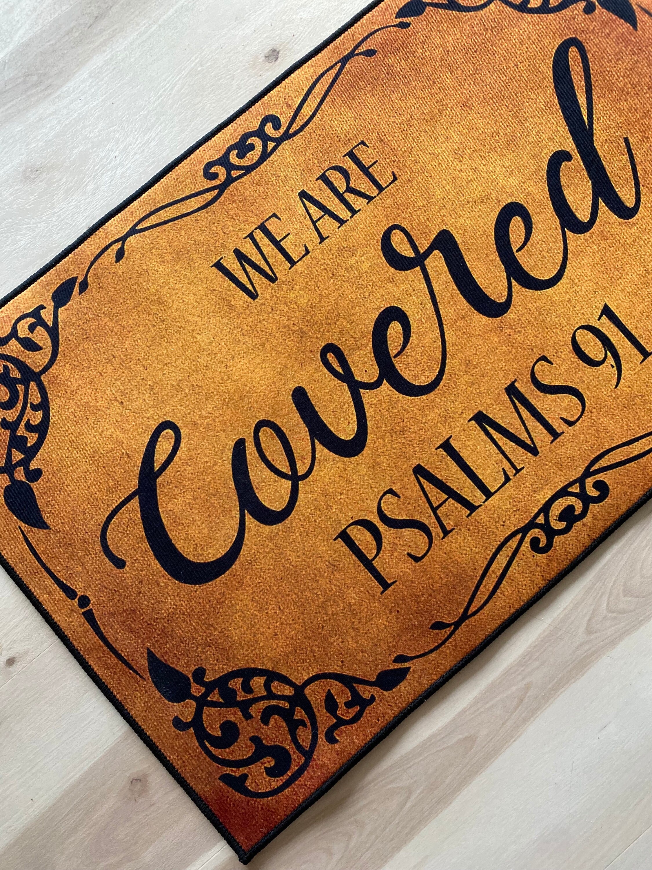 Welcome Door Mat With Bible Verse - Etsy