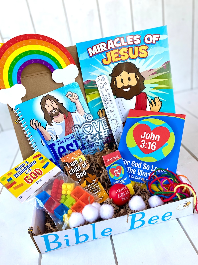 Miracles of Jesus, Bible Box, Activity Box, Kids Activities, Sunday ...
