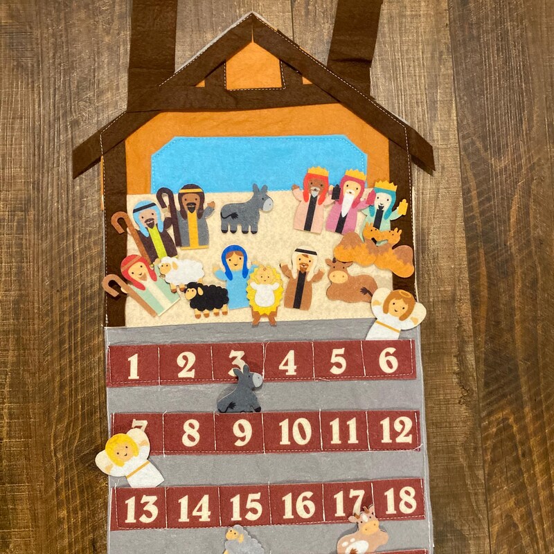 Felt Advent Calendar - Etsy