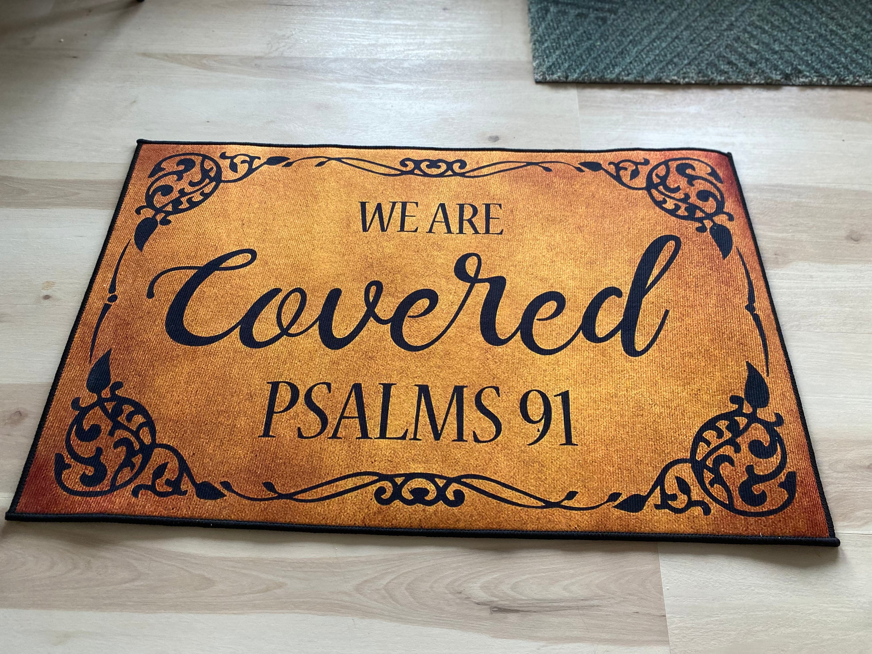 Welcome Door Mat With Bible Verse - Etsy