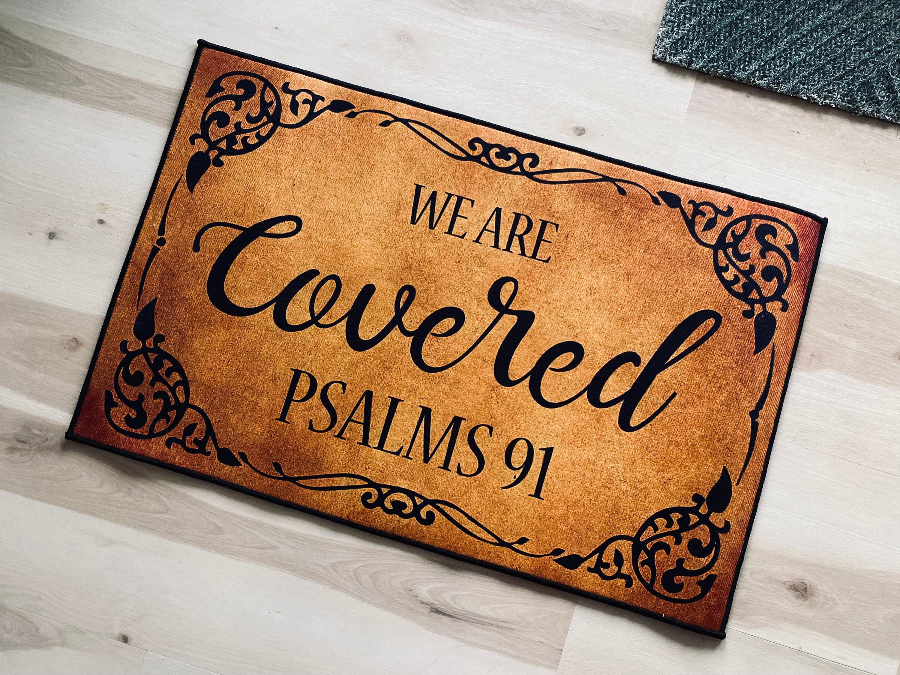 Welcome Door Mat With Bible Verse - Etsy