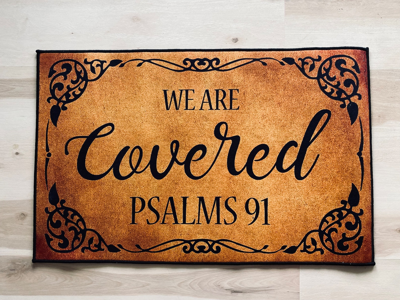 Welcome Door Mat With Bible Verse - Etsy