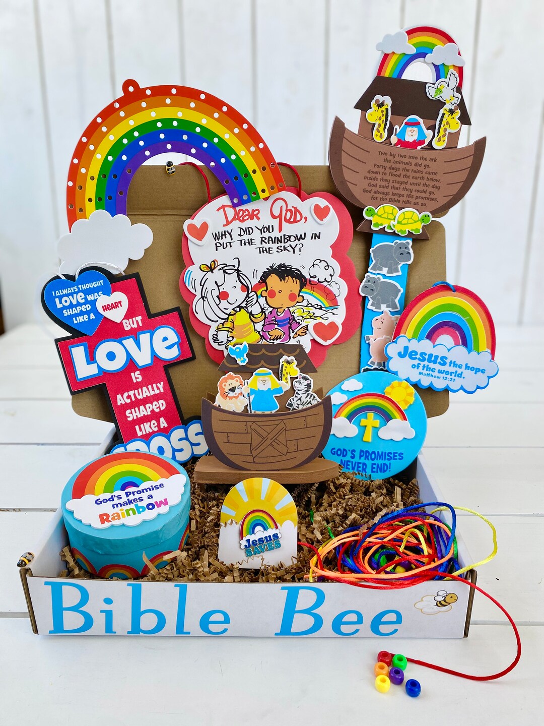 Gods Love, Gods Rainbow, What is Love, Bible Box, Kids Activities - Etsy