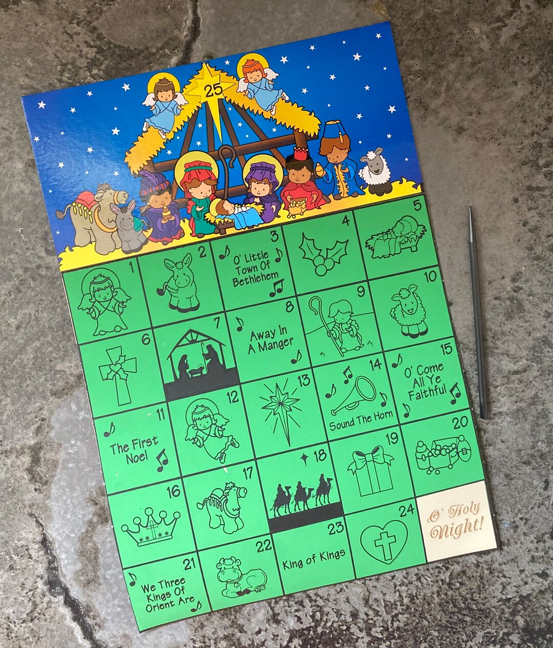 Magic Color Scratch Advent Callander, True Meaning of Christmas, Jesus ...