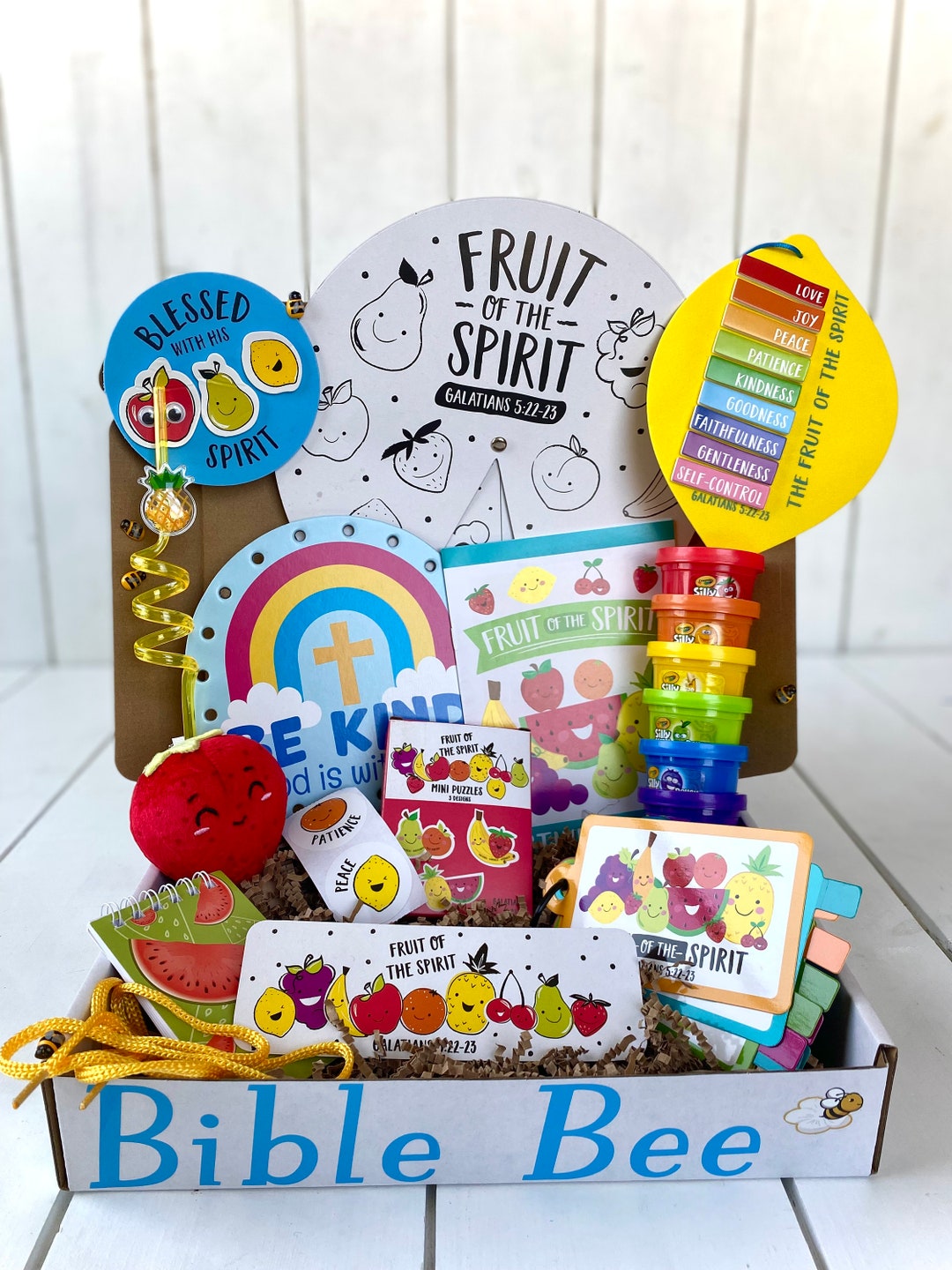 Fruitsof the Spirit, Bible Lessons, Sunday School, Bible Activities - Etsy