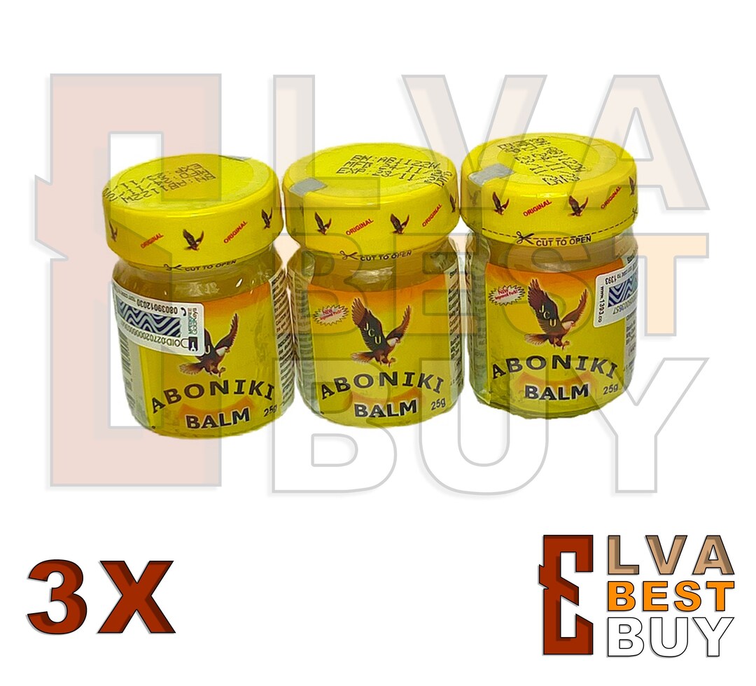 3x Aboniki Balm 25g for Muscle Relief and Pain 25g Glass. - Etsy