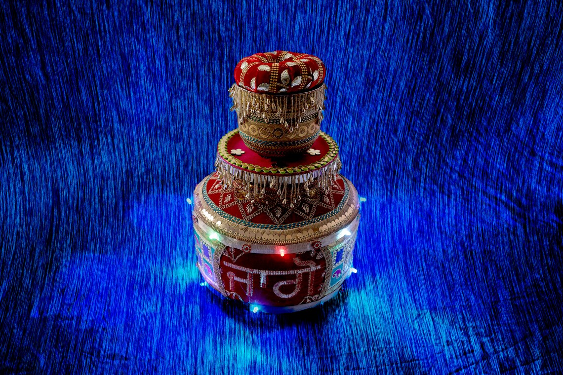 Light up Jaggo Jago Karoli Set With Danda & Binu, Punjabi Sikh Wedding ...