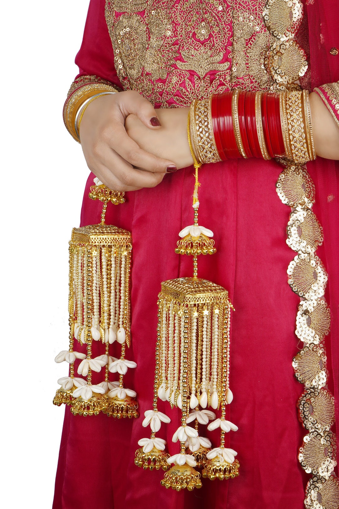 Buy Bridal Kaleera, Sikh Wedding Kalira, Punjabi Wedding Kalira, Shell ...