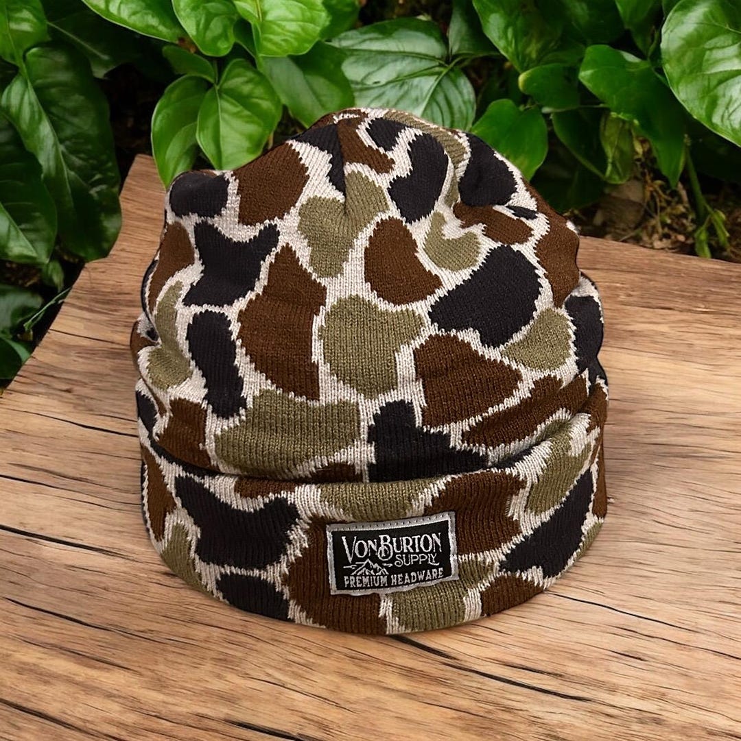 Old School Camo Beanie Pagosa Creeper Duck Camo Beanie - Etsy