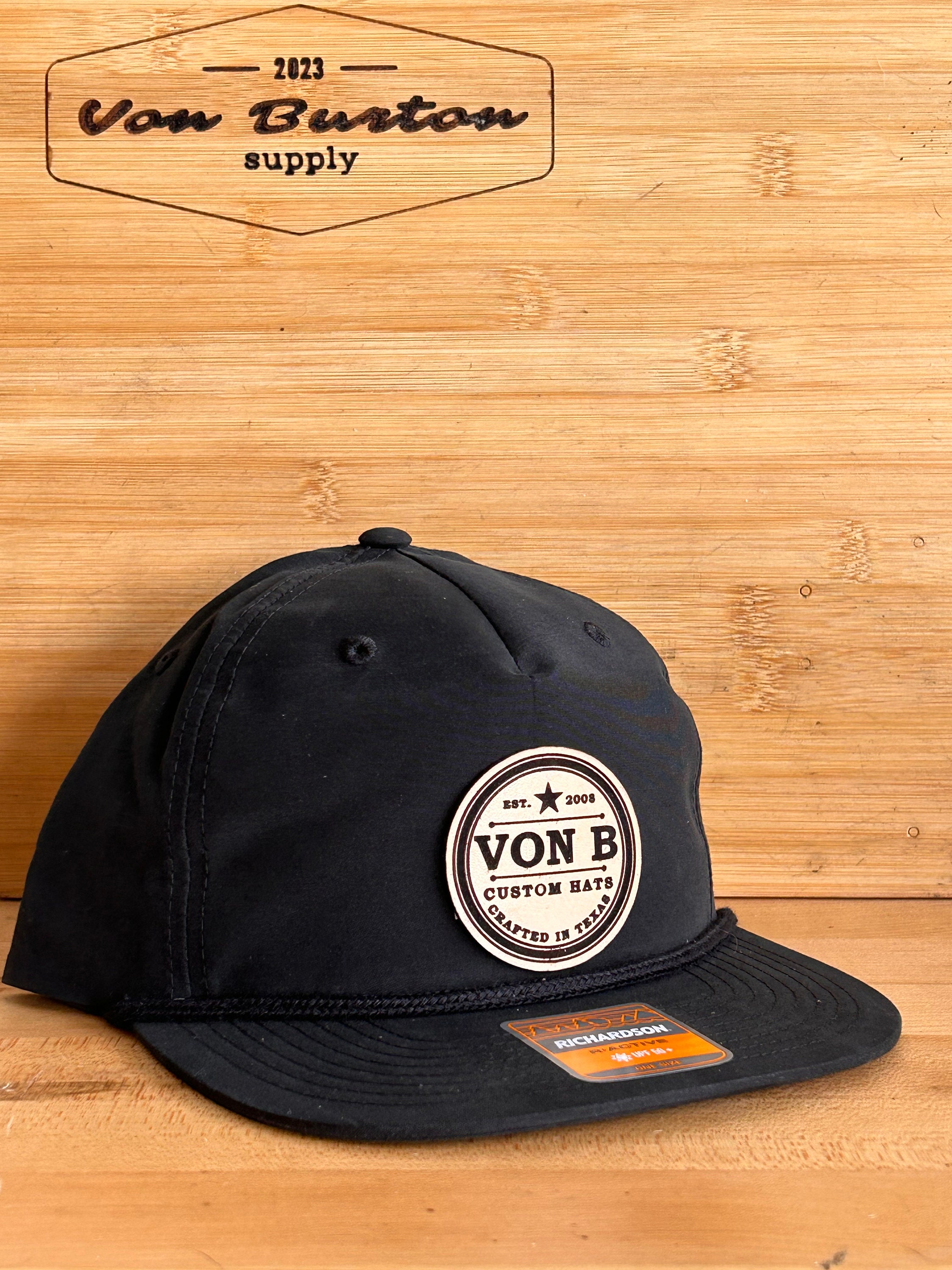 Custom Richardson 256 Umpqua Rope Leather Patch Hat, Custom Richardson ...