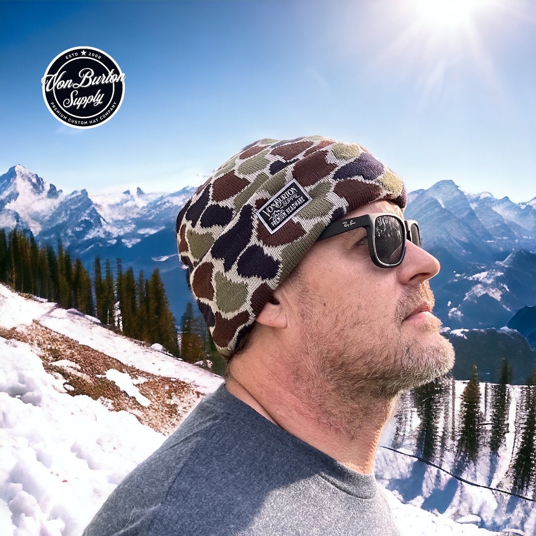 Old School Camo Beanie Pagosa Creeper Duck Camo Beanie - Etsy