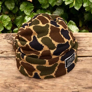 Old School Camo Beanie Valley Creeper, Duck Camo Beanie - Etsy