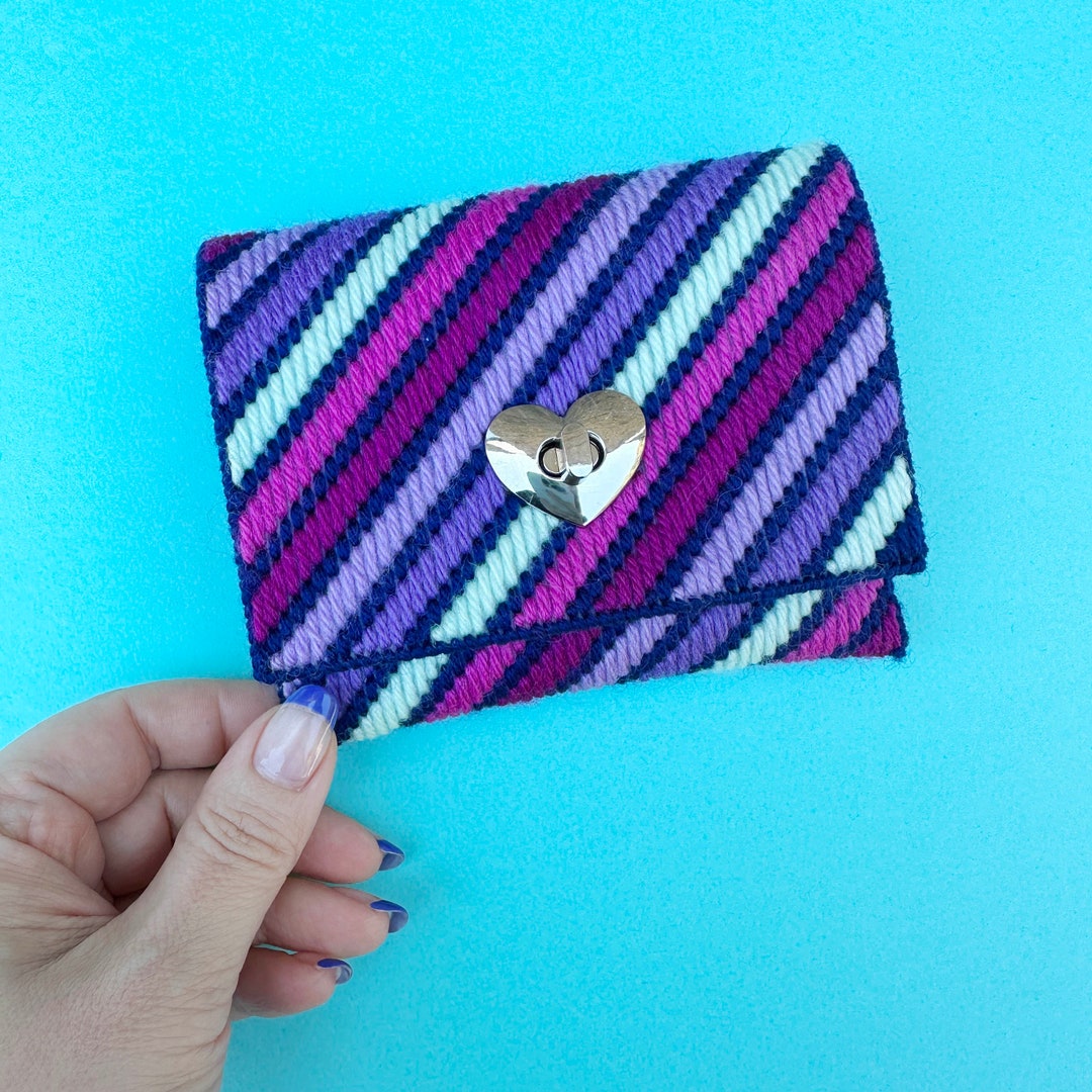 DIGITAL PATTERN: "tainted Love" Bargello Change Purse - Bargello ...