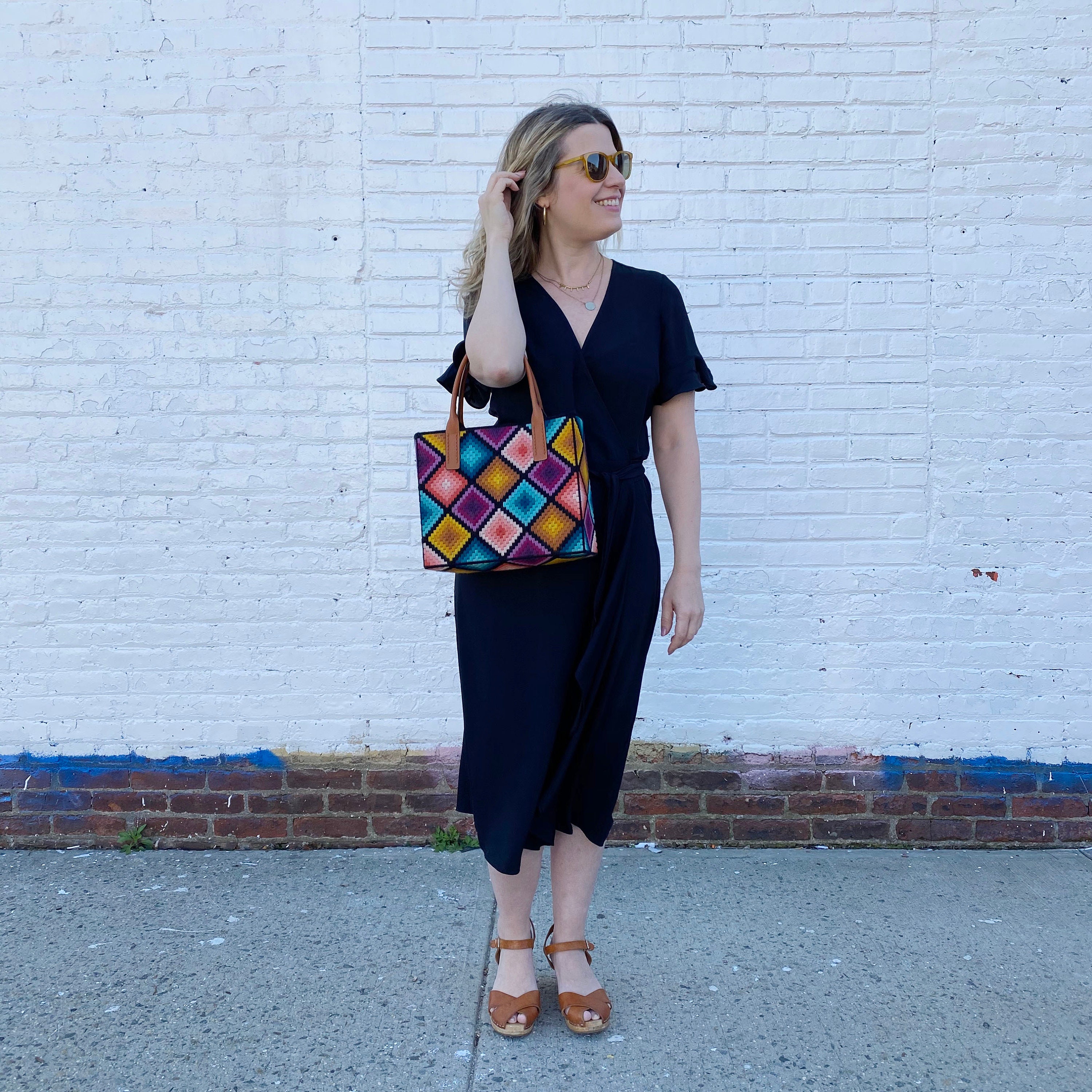 DIGITAL PATTERN: "big Love" Bargello Bag - Bargello Plastic Canvas ...