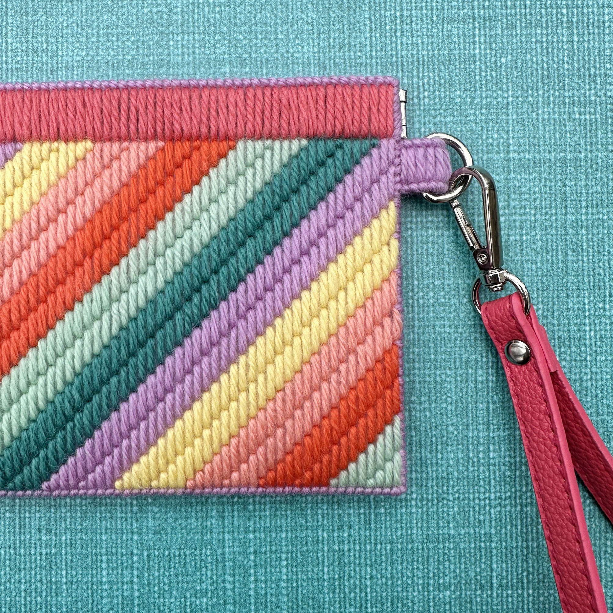 DIGITAL PATTERN: "walking on Sunshine" Bargello Wristlet - Bargello ...